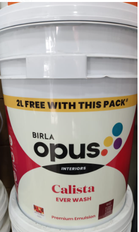 Calista ever wash Premium Emulsion(Birla opus interiors) – You Construct