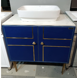 Wash Basin Vanity with Ceramic Washbasin With Table Top – You Construct
