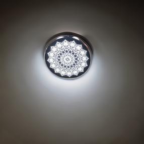 ROUND BLACK LED LIGHT DESIGNER CEILEING LAMP – You Construct