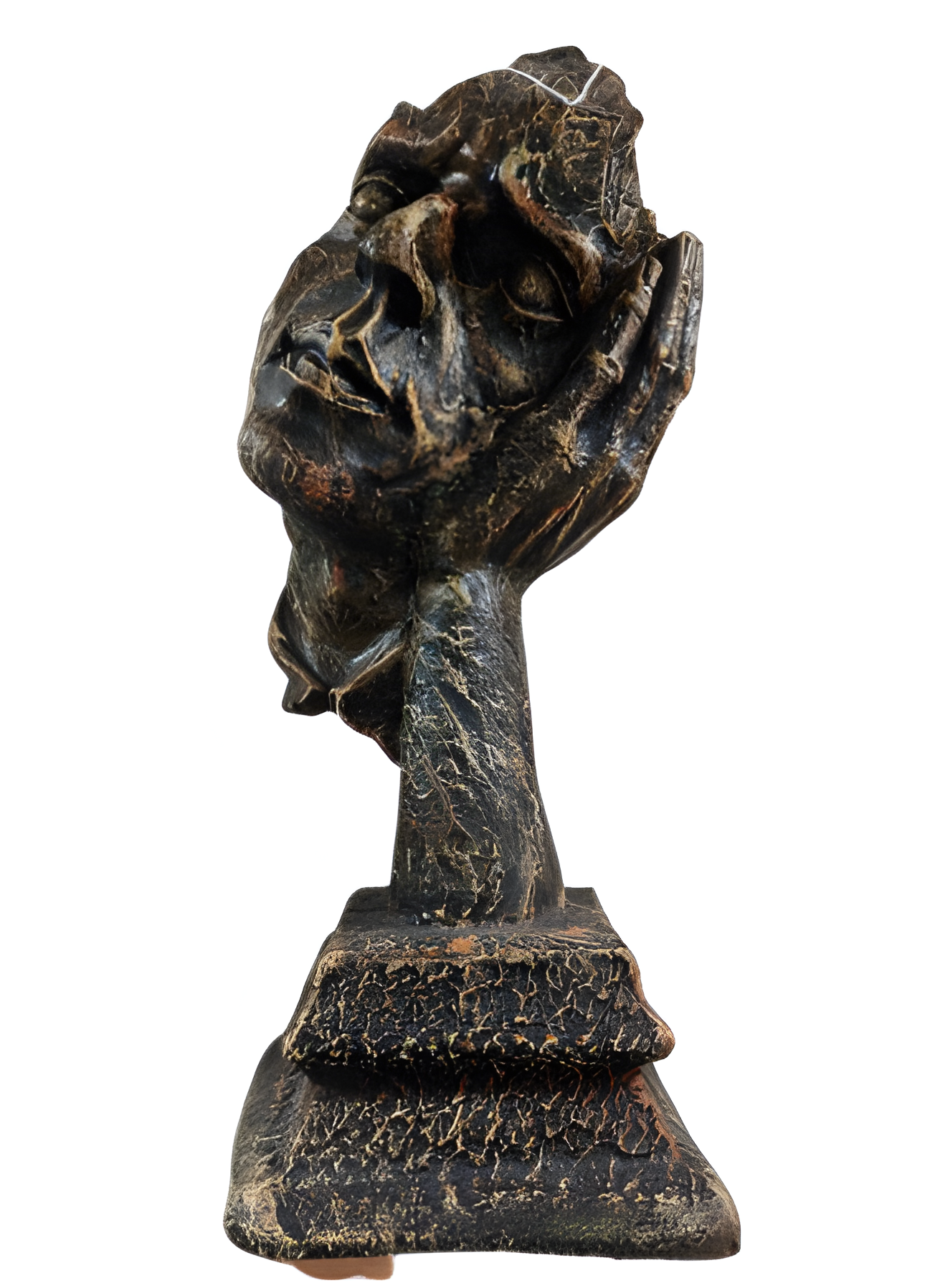Human Face Statue Sculpture Figurine - You Construct