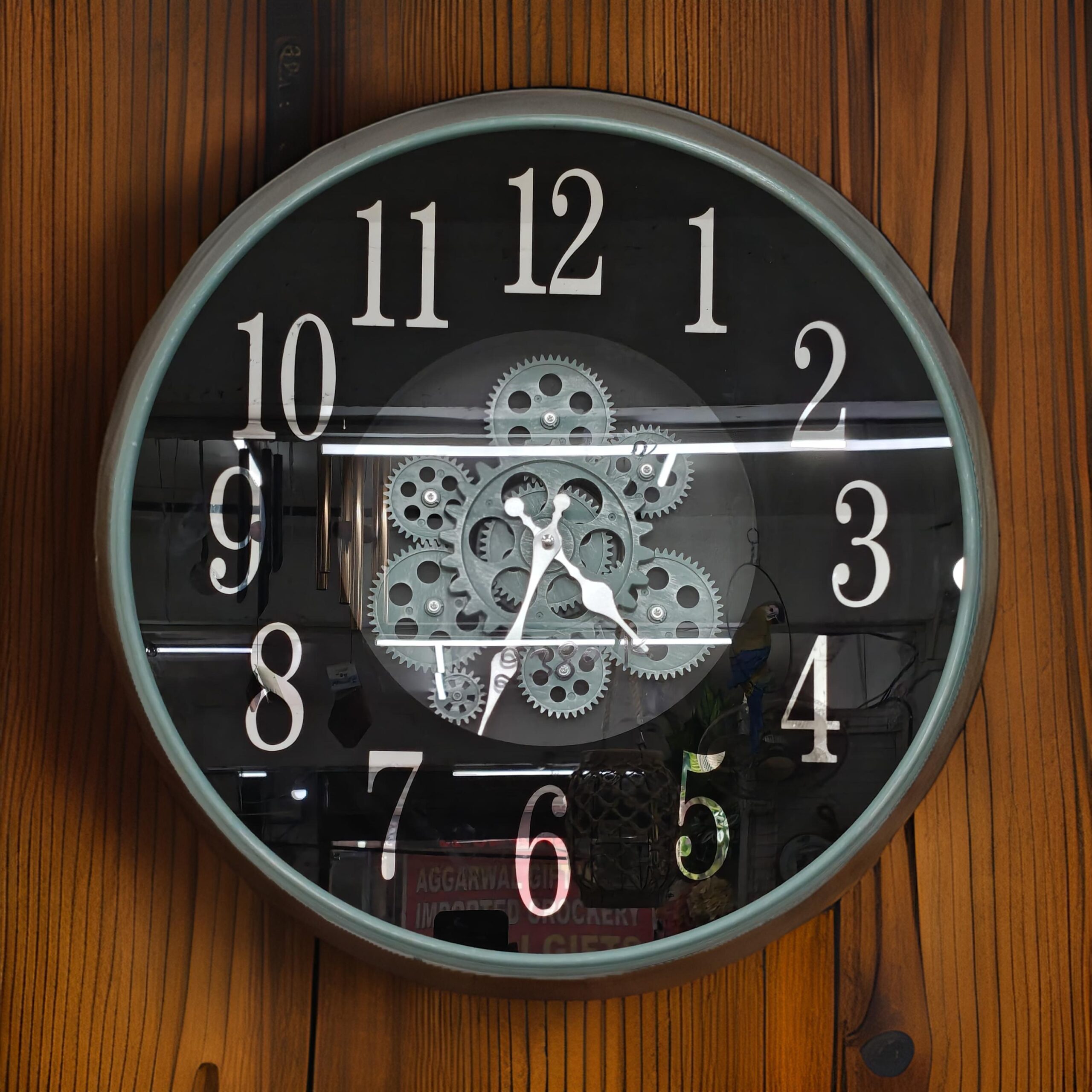 Wall Decor/ Black Wall Clock – You Construct