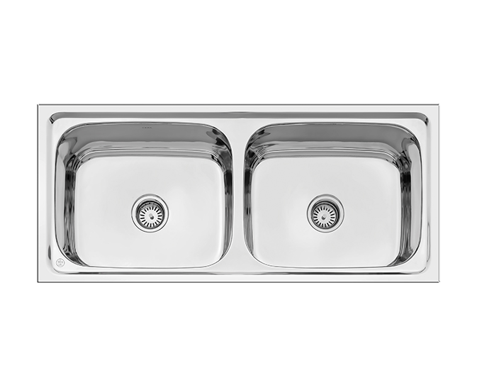 Sink/ Double Bowl Sinks /QUATRINO Series/Cera – You Construct