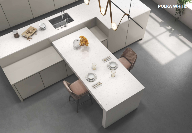 POLKA WHITE /LEEZO Collection/800x2400mm/15mm Thickness/ Glossy/ Full ...