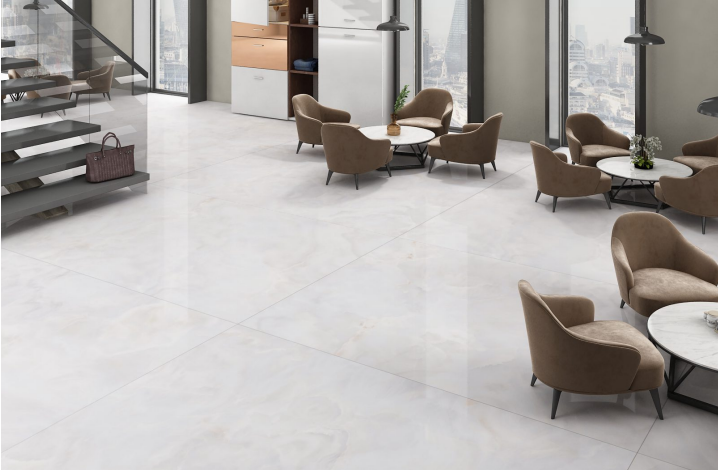 ONYX WHITE /Simpolo/ 1200x1800mm(6x4ft)/ Glossy / Thickness9mm/ Random ...
